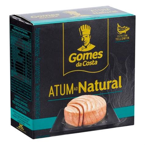 Atum Sólido Ao Natural Gomes Da Costa Yellowfin Caixa 120g Sonda