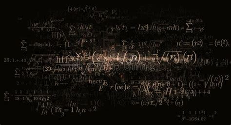 Abstract Background With Mathematical Formulas And Equations Stock Illustration Illustration