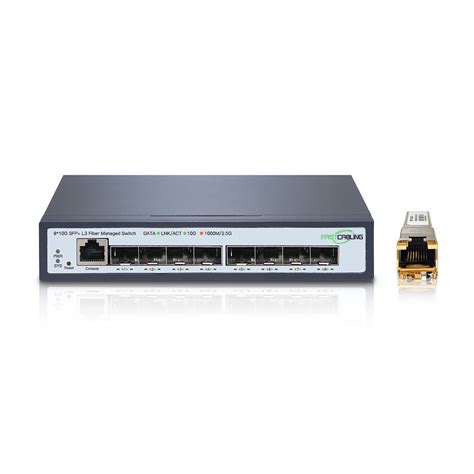 8 Port 10G SFP Managed Switch FASTCABLING