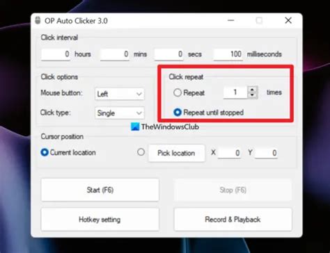 Automate Mouse Clicks Using Op Auto Clicker For Windows 1110
