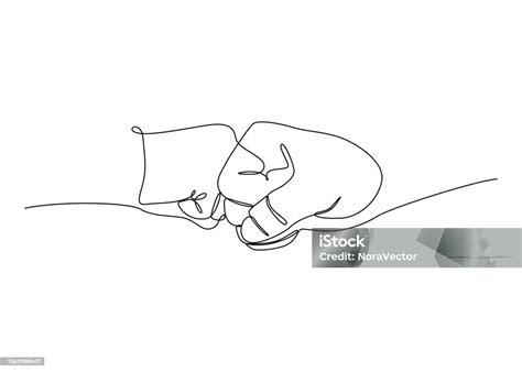 남자와 여자의 움켜쥐고 주먹을 움켜쥐는 한붓그리기에 대한 스톡 벡터 아트 및 기타 이미지 한붓그리기 라인아트 손 Istock