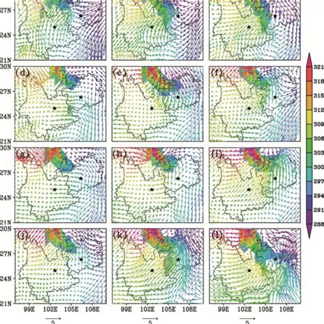 The Distribution Of Horizontal Potential Temperature Gradient K 100 Km