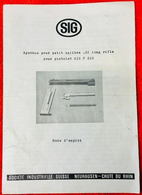 Sig P210 Conversion 22lr