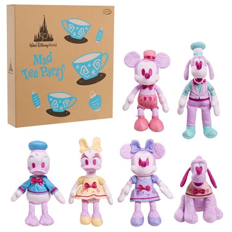 Disney WDW 50th Mad Tea Party Plush Collector Set Amazon Exclusive Mad