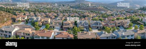 Upper Middle Class Homes At Double Peak In San Marcos California