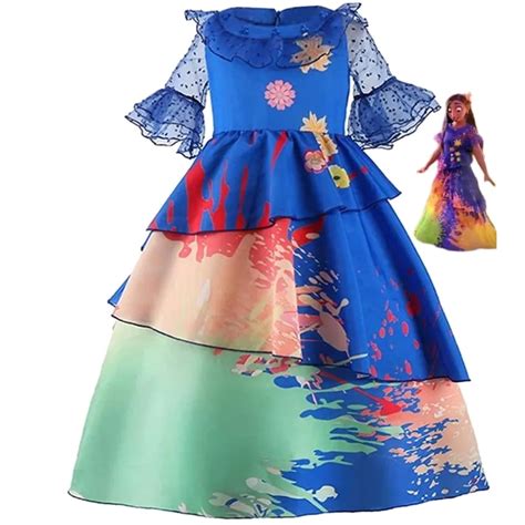 Encanto Isabela Dress Cosplay Isabella Mirabel