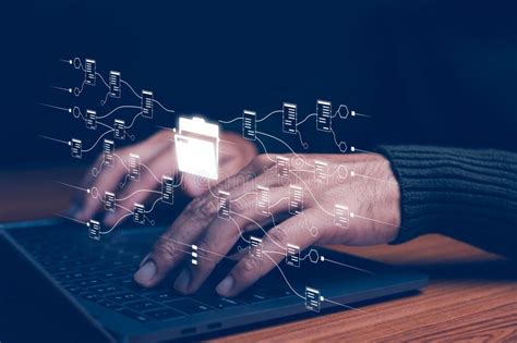 Document Management System Concept Online Document File Data Software