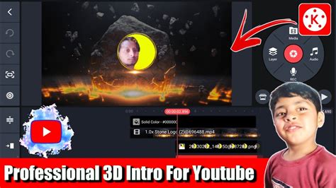 How To Kinemaster Making 3D Intro For Youtube Kinemaster Se Intro