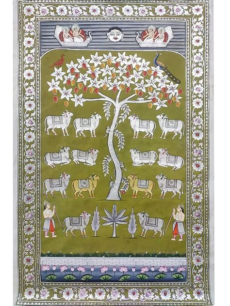 Gopashtami Festival Of Cows Pichhwai Painting Exotic India Art