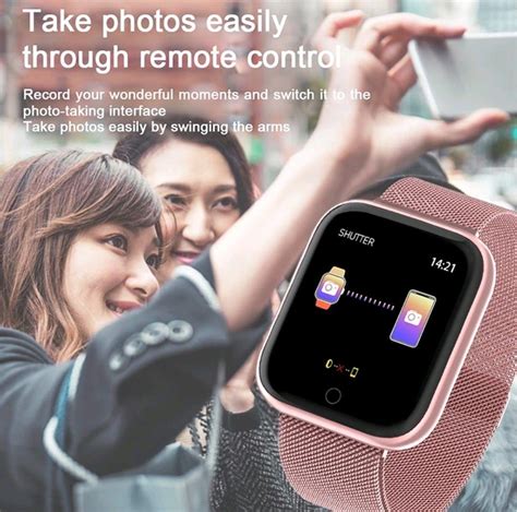 Smartwatch Inteligente Relógio P Pulseira Aço Puls Extra Pink Smartwatch e Acessórios