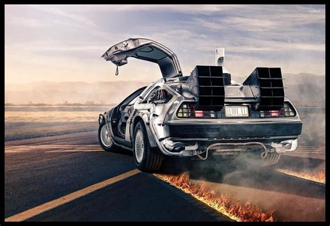 Btf Single Canvas Rectangle De Lorean Back To The Future Gmc 00574 Easy