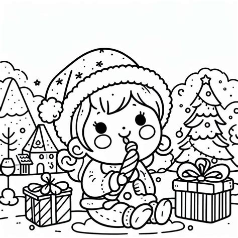 クリスマスの 3 印刷可能ぬりえ無料ダウンロード