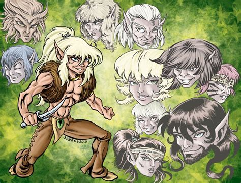 2013 Sdcc Elfquest Anniversary Pinup By Elfsong Mat On Deviantart