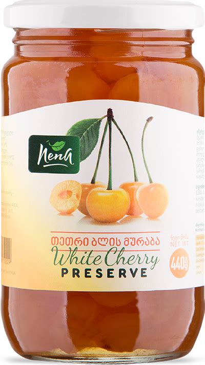 Варенье из белой черешни Nena 440г