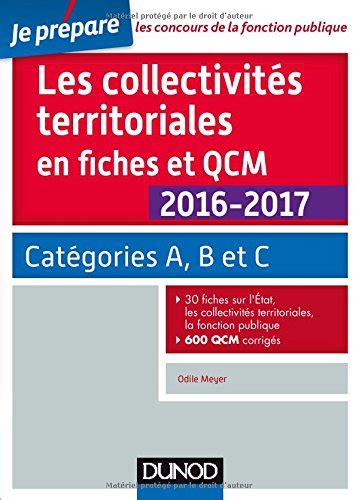 Les Collectivités Territoriales En Fiches Et Qcm 2016 2017 Catégories