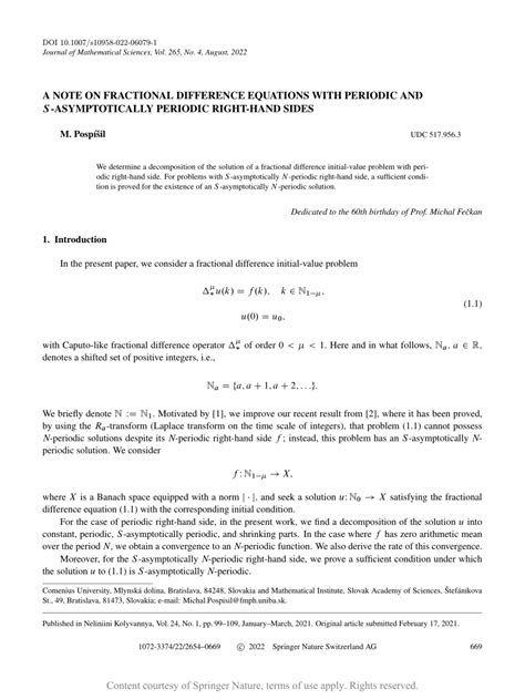 A Note On Fractional Difference Equations With Periodic And S