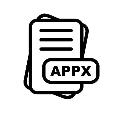 ภาพไอคอนรปแบบไฟล Appx PNG รป เวกเตอรและไฟล PSD ดาวนโหลดฟรบน