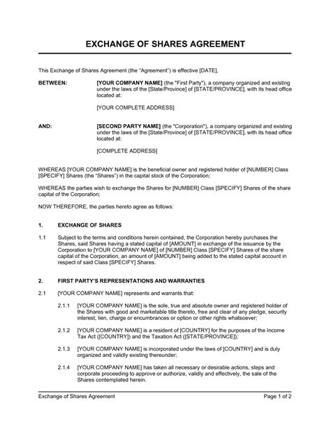 Share Purchase Agreement Template Uk Share Purchase Agreement Template Uk