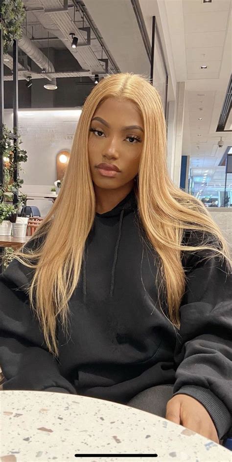 Taeferguson Dark Skin Blonde Hair Blonde Hair Girl Hair Color For Black Hair