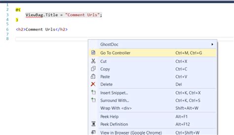 C Go To Controller Shows Unable To Find A Matching Controller
