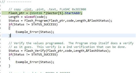 Tms F Copied Code Using Secondary Bootloader Now Getting Stuck