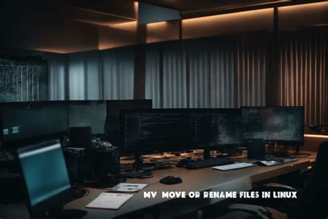 using mv move or rename files in linux