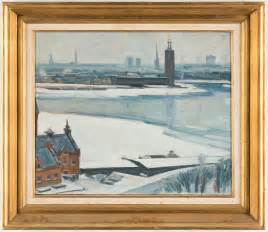 Victor Axelson Oil On Panel Signed Bukowskis