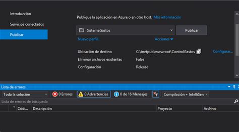 Error De Compilaci N Al Publicar Web En Visual Studio Community