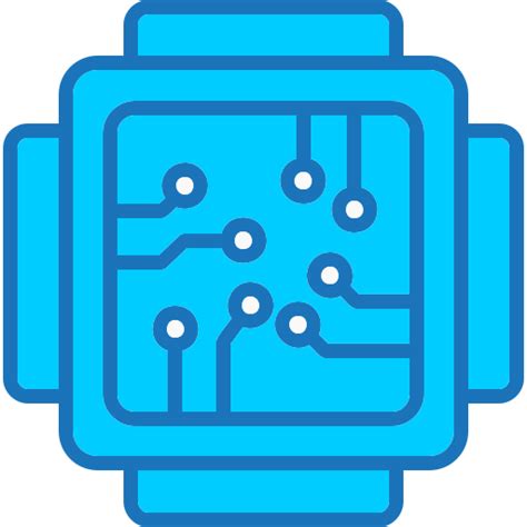 Cpu Generic Blue Icon