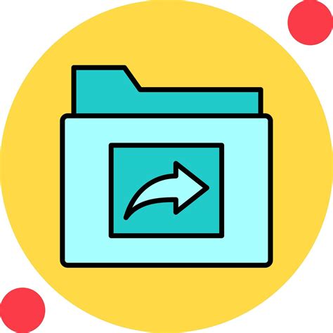 Folder Share Vector Icon 38580542 Vector Art At Vecteezy