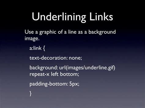Css Styling Links And Creating Navigation Ppt