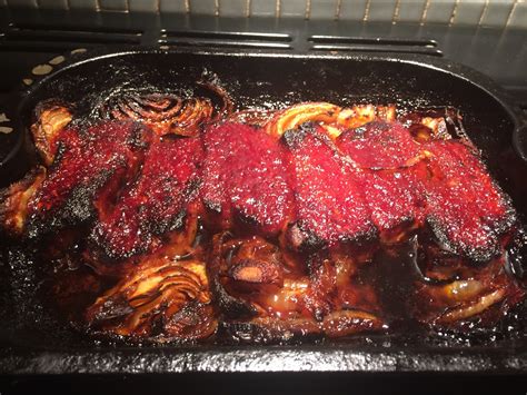 Pork Belly Strips With Asian Bbq Sauce