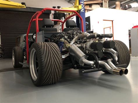 Vw Beetle With A Twin Turbo Audi V8 Engine Swap Depot