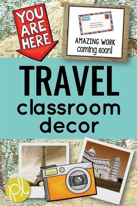 Travel Theme Classroom Decor Bundle Wanderlust Adventures Around The