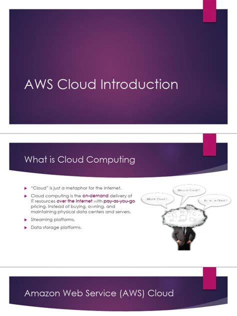 Aws Cloud Introduction Pdf
