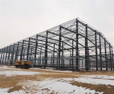Prefabricated Light Steel Structural Warehouse Construction Hangar Hall