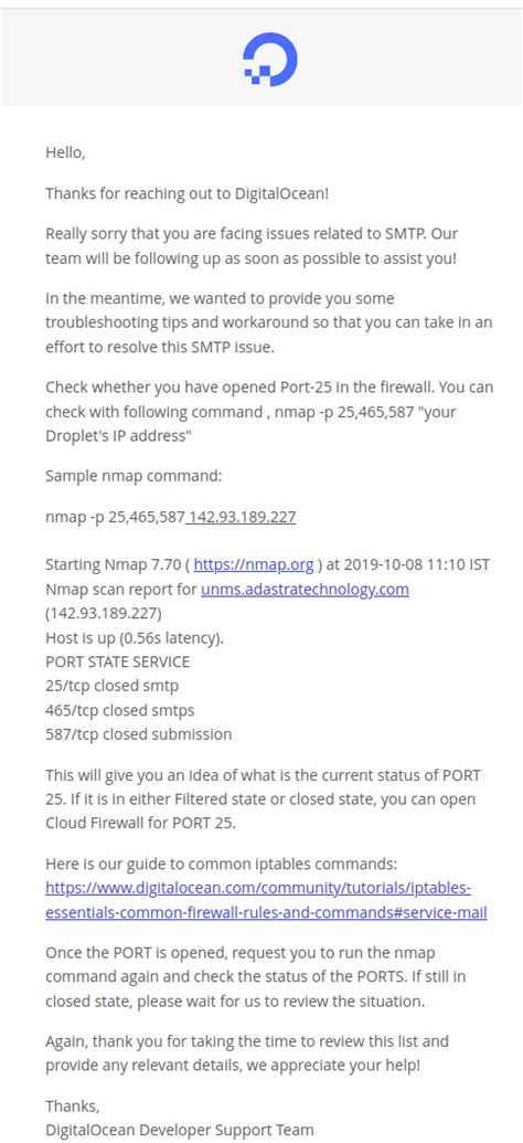 digitalocean port 25 unblocking cloudron forum