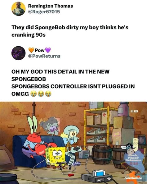 This Is Wild 😂🤣 Powreturns X Roger67015 X Gaming Spongebob Spongebobmemes Remington