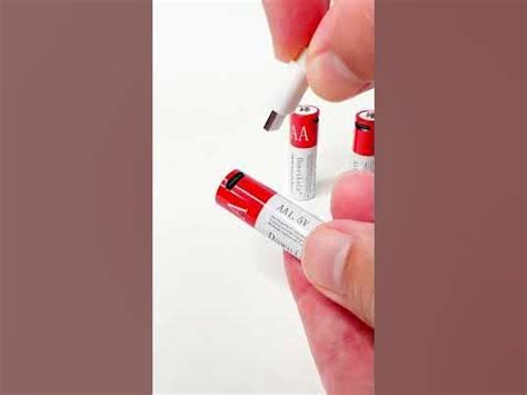 Перезаряжаемый литийионный аккумулятор Daweikala AA - USB Type-C - (1 ...
