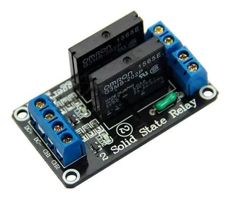 Módulo Rele De Estado Sólido 2 Canais 5v Ssr P Arduino Mercadolivre