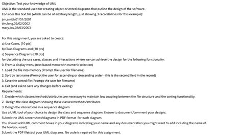 Objective Test Your Knowledge Of Uml Uml Is The