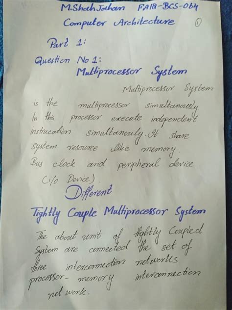 Solution Computer Architecture Paper Solution Studypool