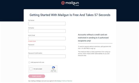 how to create a mailgun account and set up in ghost self hosted electron themes