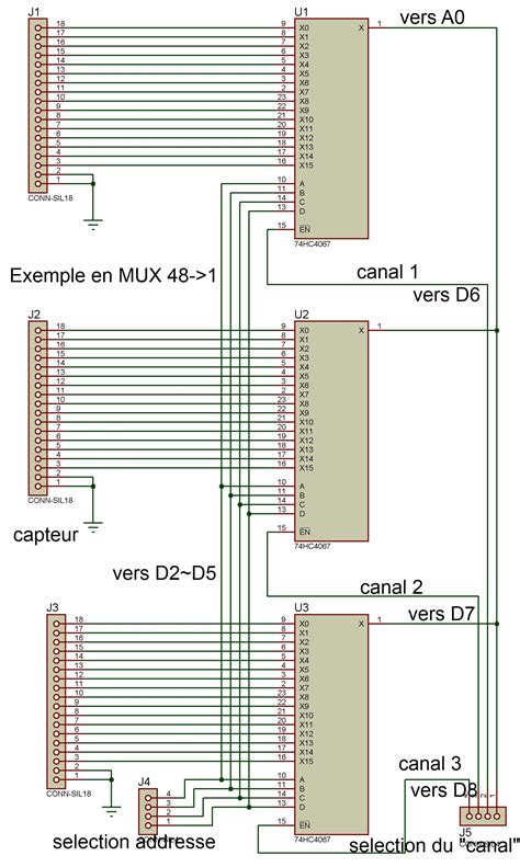 Arduino Dèmultiplexagemultiplexage Par 74hc4067 Arduino Tech And