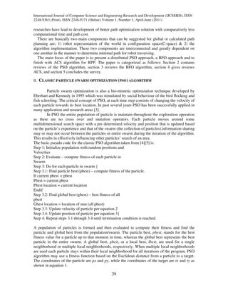 Multi Robot Path Planning Algorithms Pdf