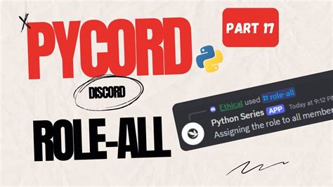 How To Code Role All Role All Remove Commands In Python Using Pycord