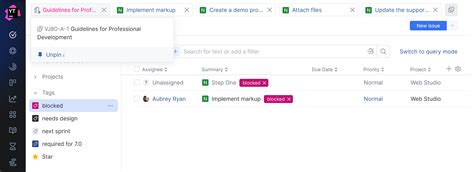 The Issues List YouTrack Cloud Documentation