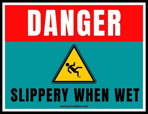Slippery When Wet Signs Download Free Printable Pdfs