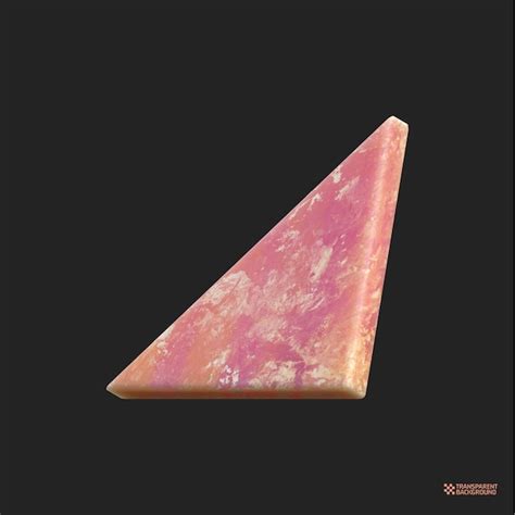 Premium Psd 3d Render Abstract Peach Geometric Shape