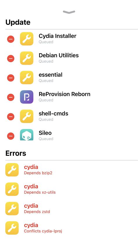 Question Sileo And Cydia Error I Have Never Had Cydia Installed With Checkra N Because I